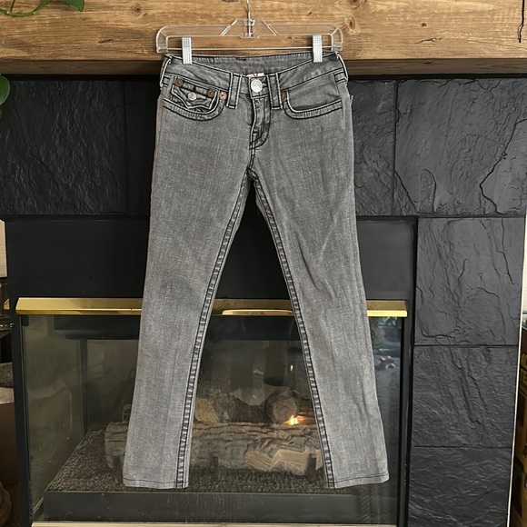 True Religion | Jeans | True Religion Gray Low Rise Billy Big T Jeans ...